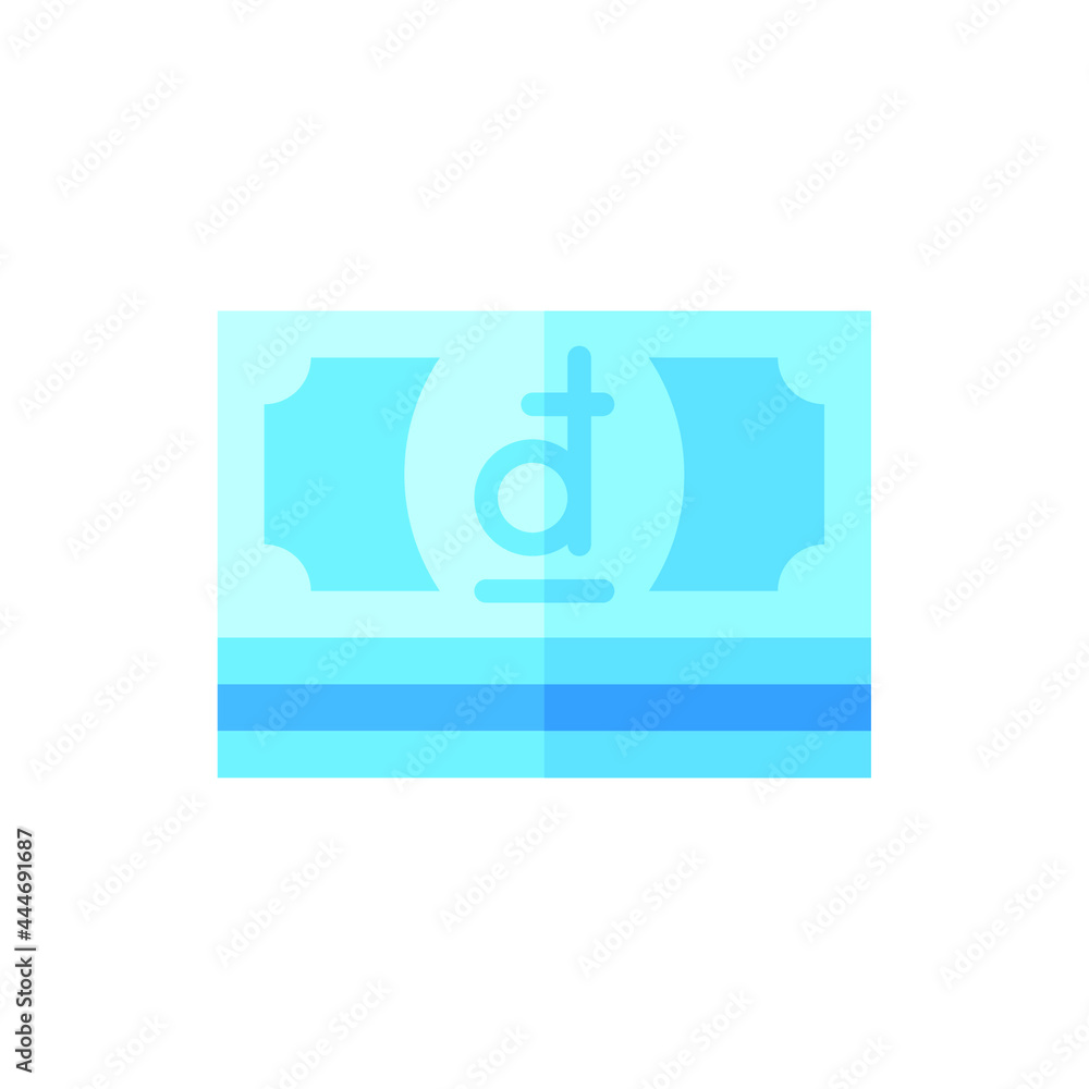 Vietnamese Dong Flat Icon Logo Illustration Vector Isolated. Money ...