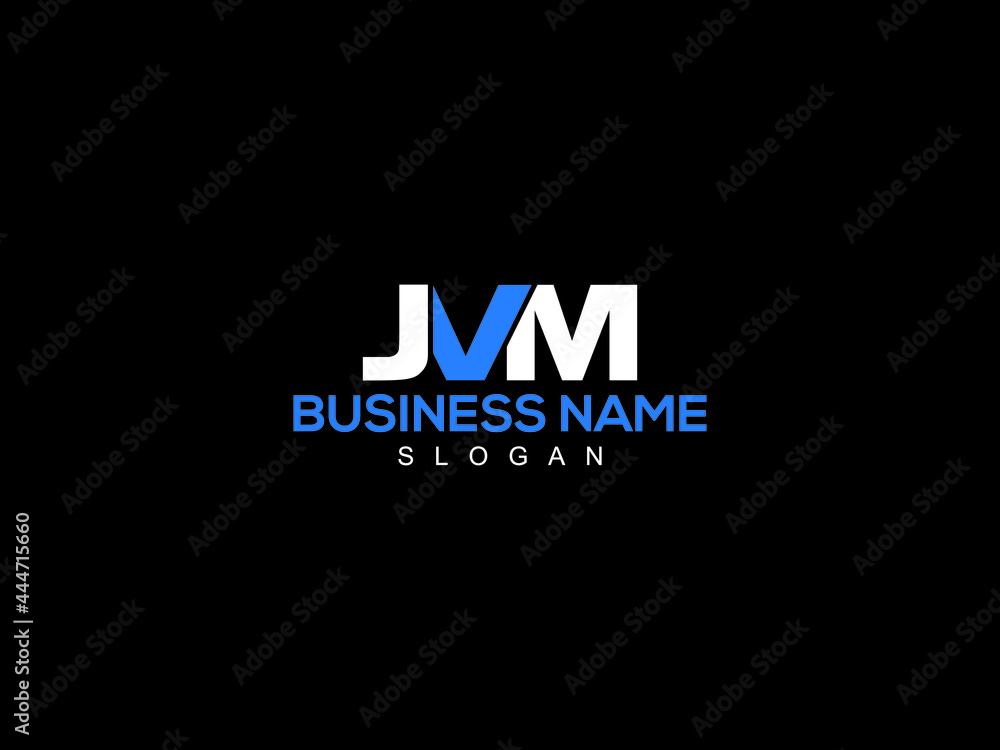 Vetor de Letter JVM Logo Icon Vector Image Design For Company or ...