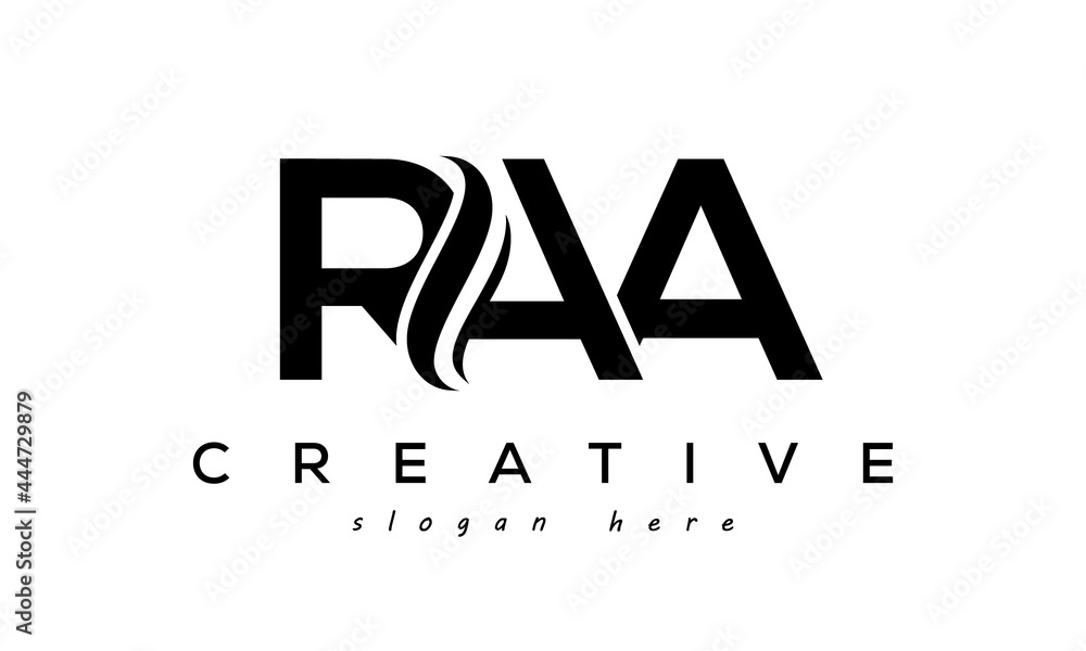 Letter RAA creative logo design vector Stock Vector | Adobe Stock