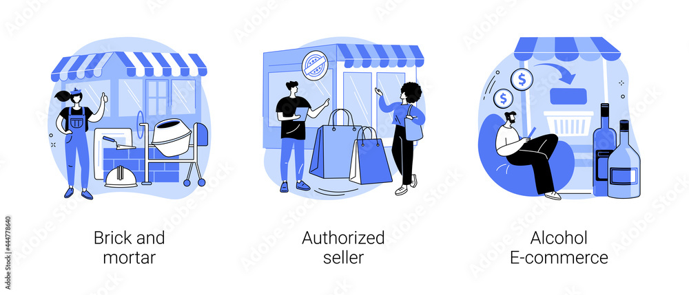 Retail business abstract concept vector illustrations. Stock Vector ...