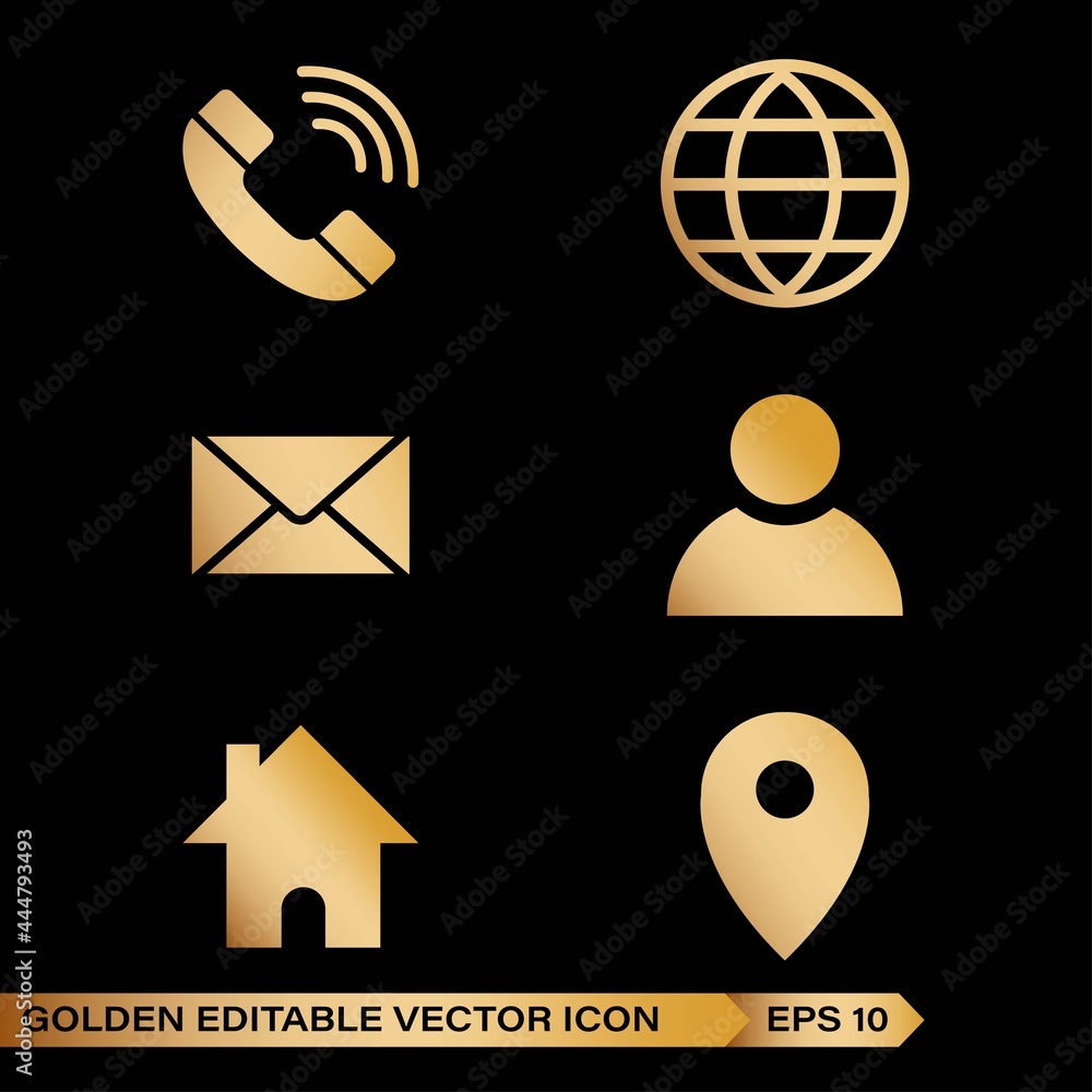 Contact Person Icon Black