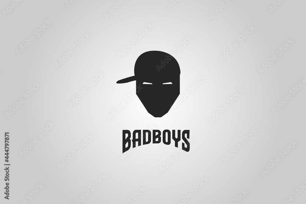 Bad boy logo. Vector illustration Stock Vector | Adobe Stock