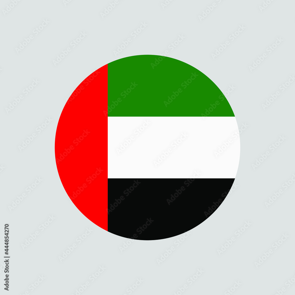 Uae Flag Circle