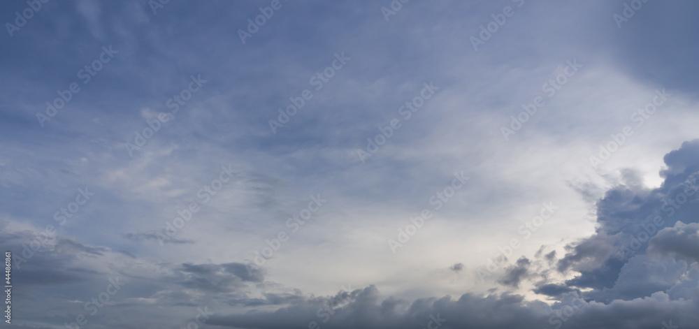 clouds sky landscape nature background. gray cloudy weather. rainclouds ...