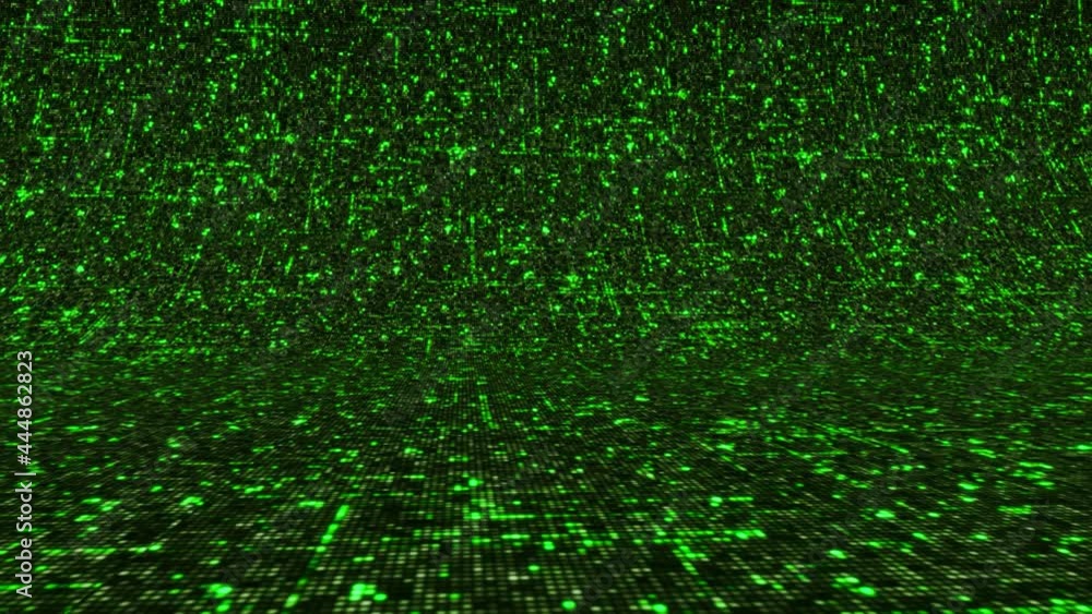 luminous background bending in matrix. Animation. Beautiful background ...