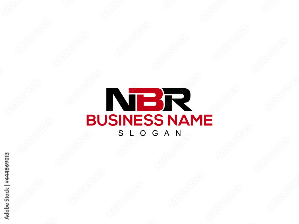 Letter NBR Logo Icon Vector Image Design For Company or Business Stock ...
