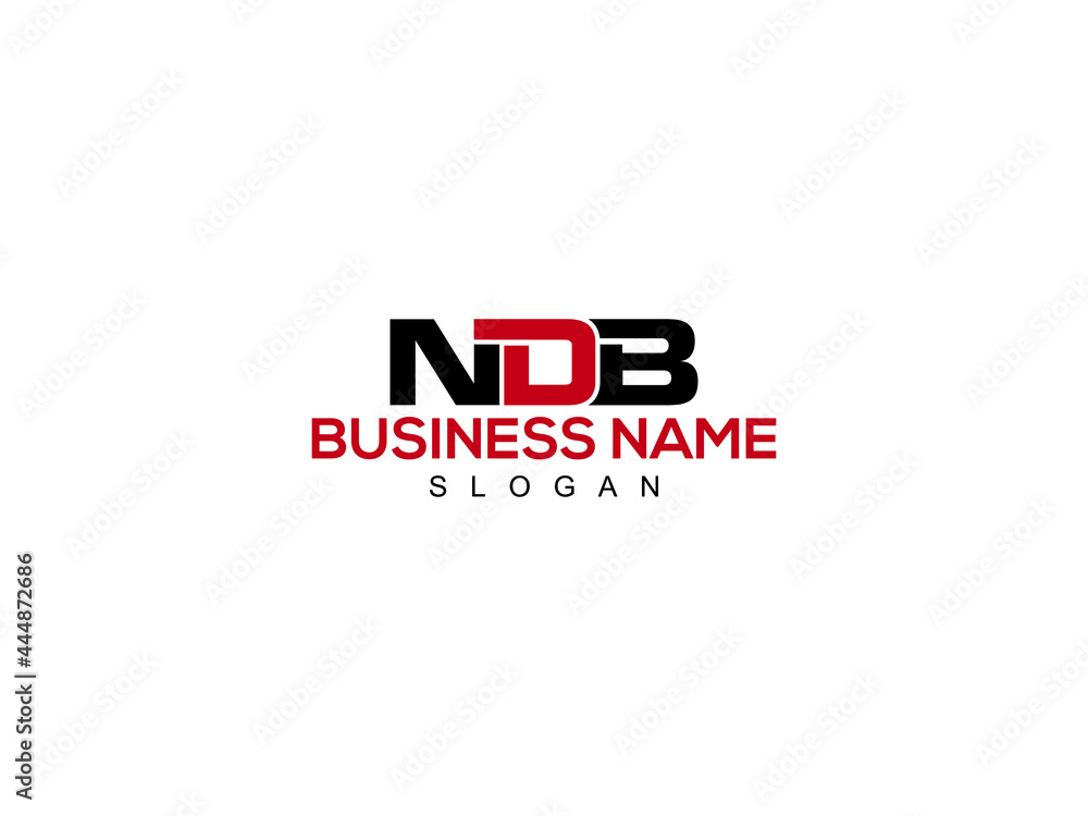 Letter NDB Logo Icon Vector Image Design For Company or Business vector ...
