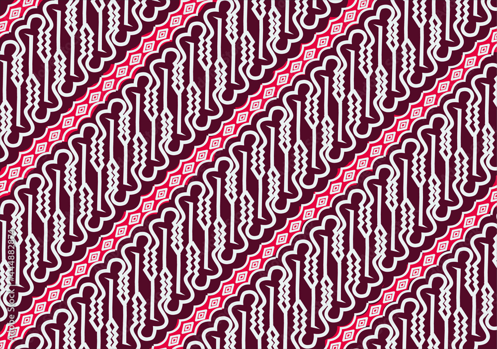 Batik Parang is one of the oldest batik motifs in Indonesia. Drawing a ...