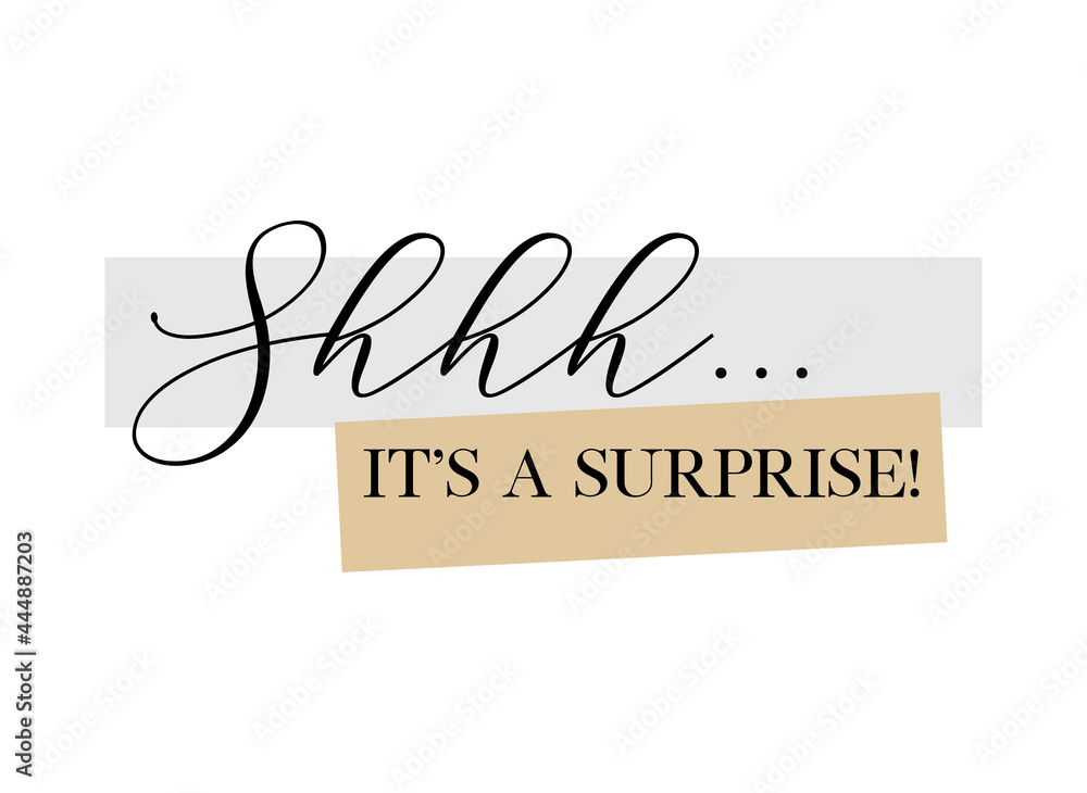 Shhh Surprise Clipart