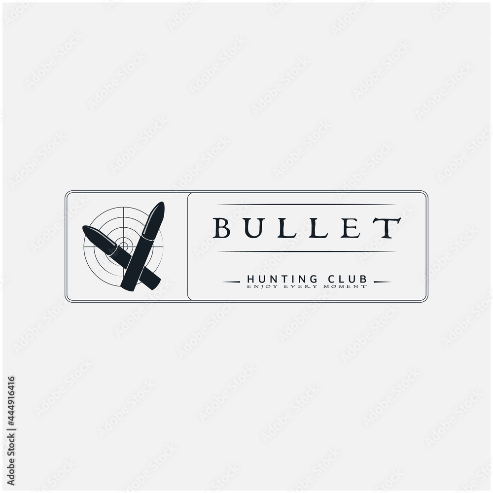 Bullet logo icon design template modern vector illustration Stock ...
