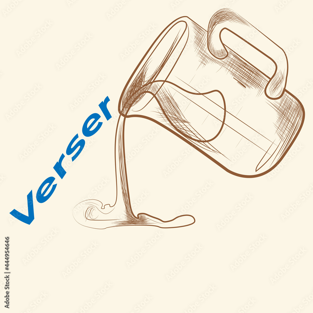 Verser pictogramme pâtisserie boulangerie dans le style gravure vector ...