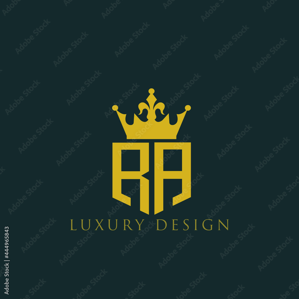 Vecteur Stock RA logo, RA icon, RA vector, RA monogram, RA letter, RA ...