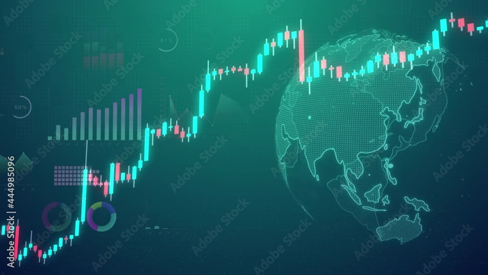 Candle stick graph chart of stock market forex trading, Bullish Bearish ...