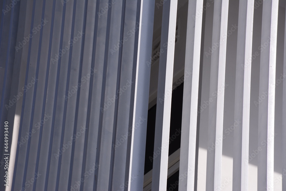 Minimal Lined with bright white and shadows as a background or texture ...