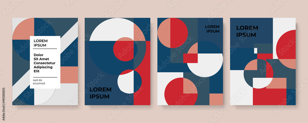 Geometric background with abstract element shapes. Abstract design ...