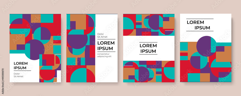 Geometric background with abstract element shapes. Abstract design ...