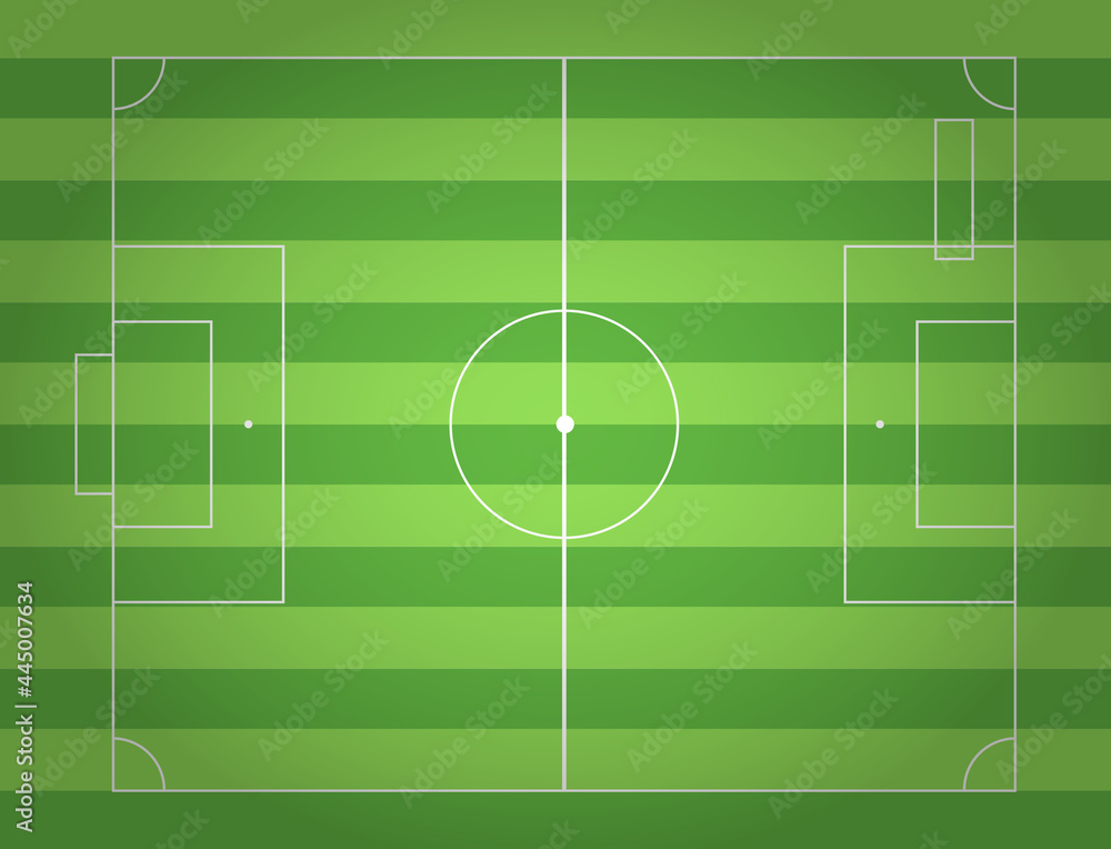 Football fields are turf with a grid pattern. , Vector Illustration EPS ...
