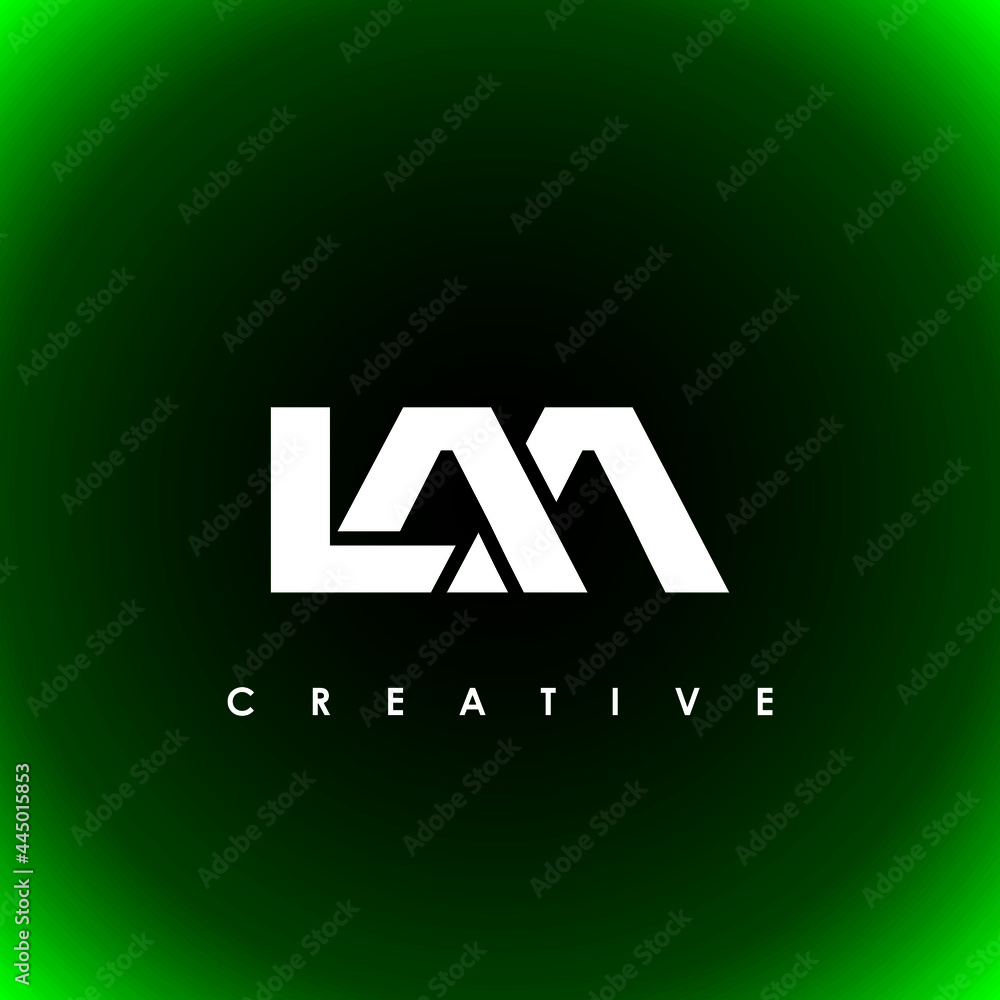 LAA Letter Initial Logo Design Template Vector Illustration Stock ...