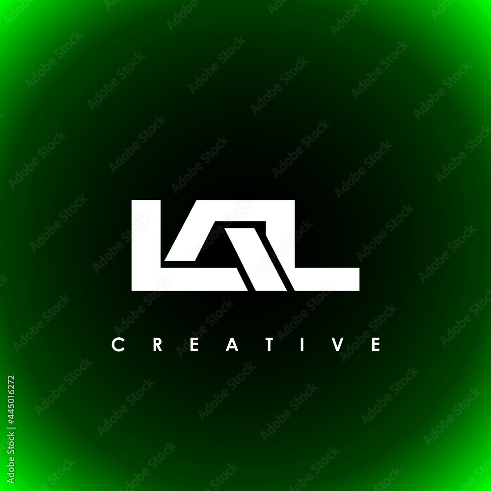 LAL Letter Initial Logo Design Template Vector Illustration Stock ...
