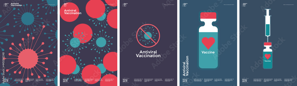 Vaccination. Set of vector illustrations. Simple, fun, background ...