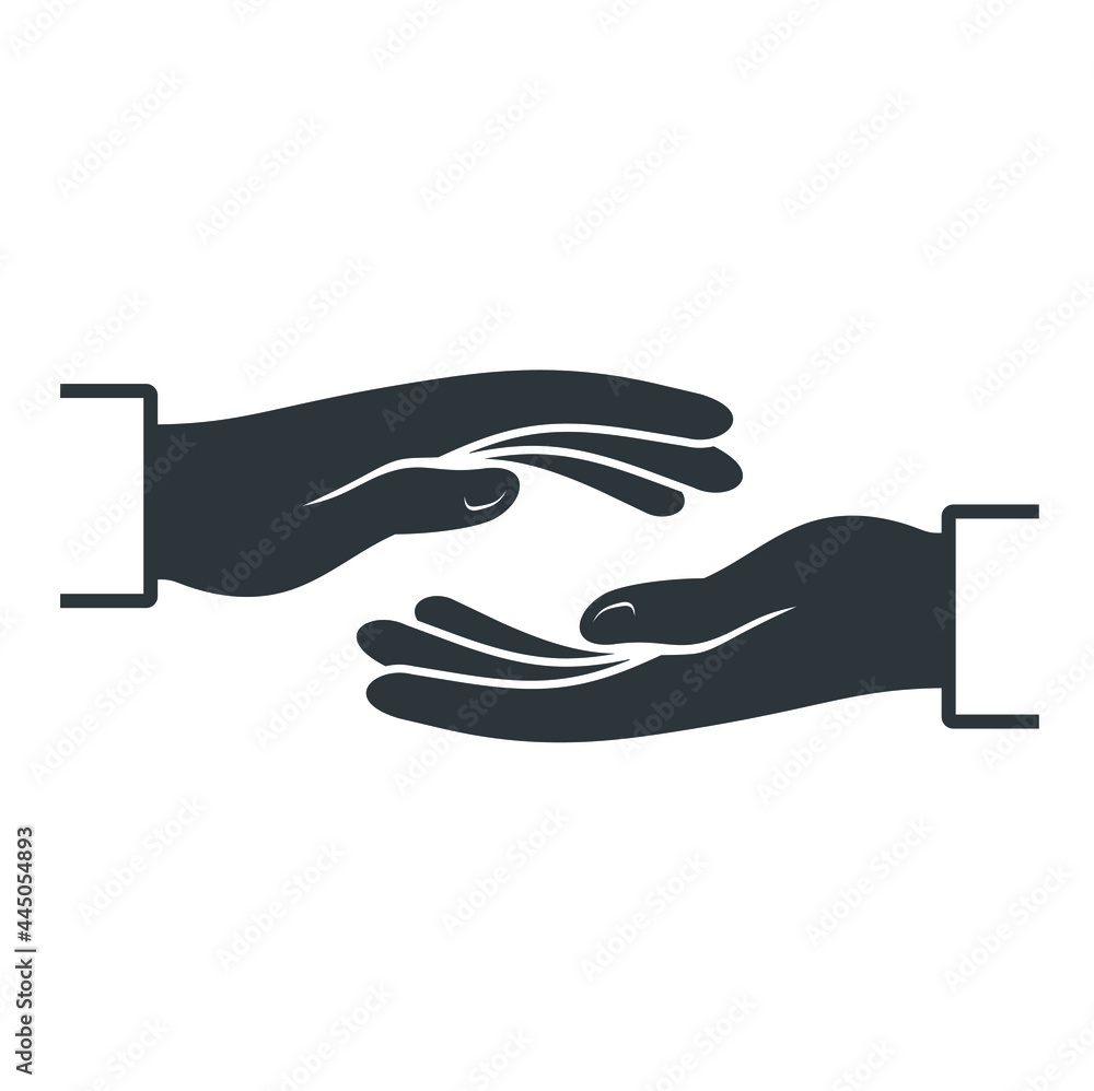 Giving Hand Vector