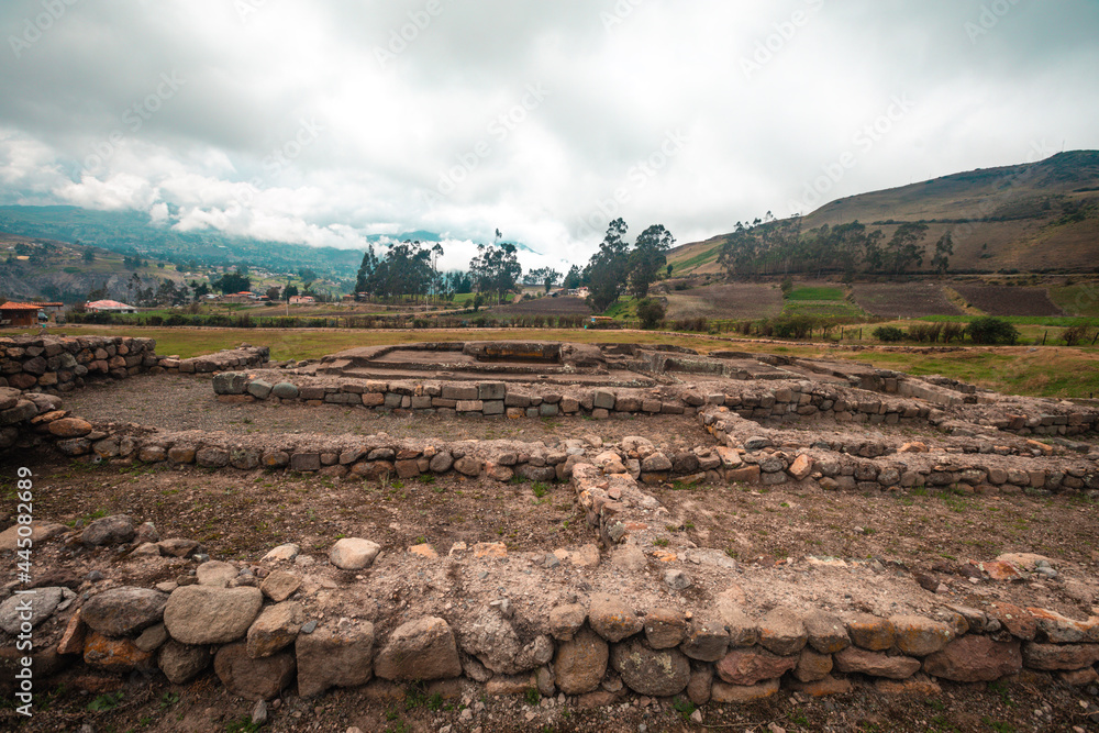 Baños del Inca Archaeological Complex in Coyoctor Stock Photo | Adobe Stock