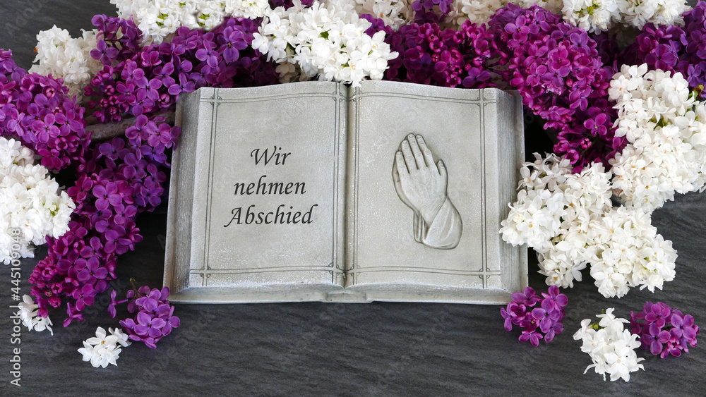 Wir nehmen Abschied Stock Photo | Adobe Stock