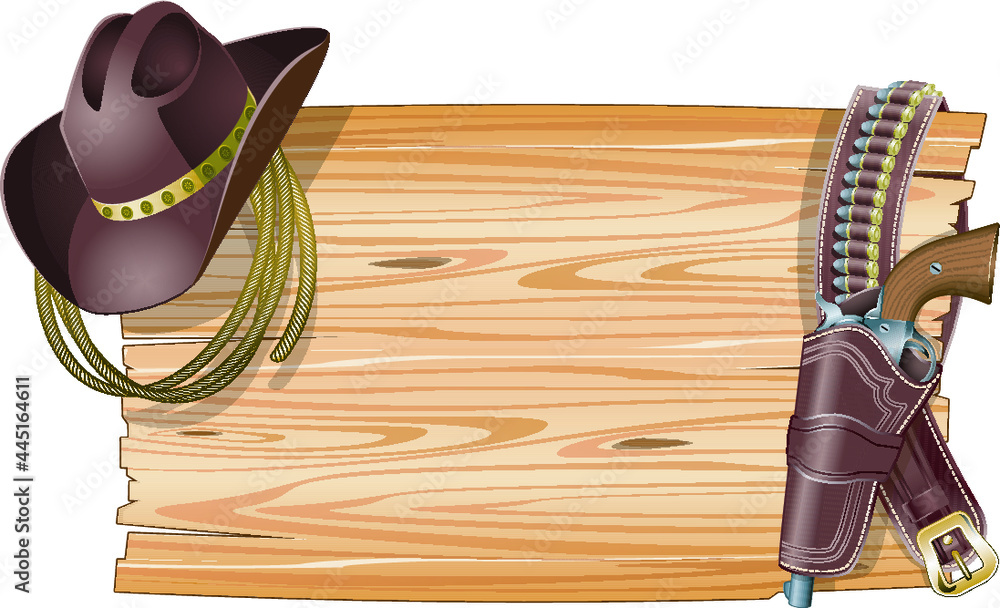 wild west gun background Stock Vector | Adobe Stock