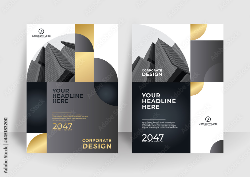 Modern cover design set. Luxury creative line pattern in premium colors ...