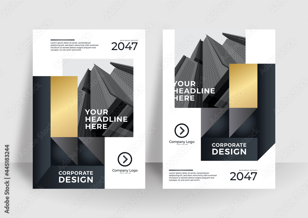 Modern cover design set. Luxury creative line pattern in premium colors ...