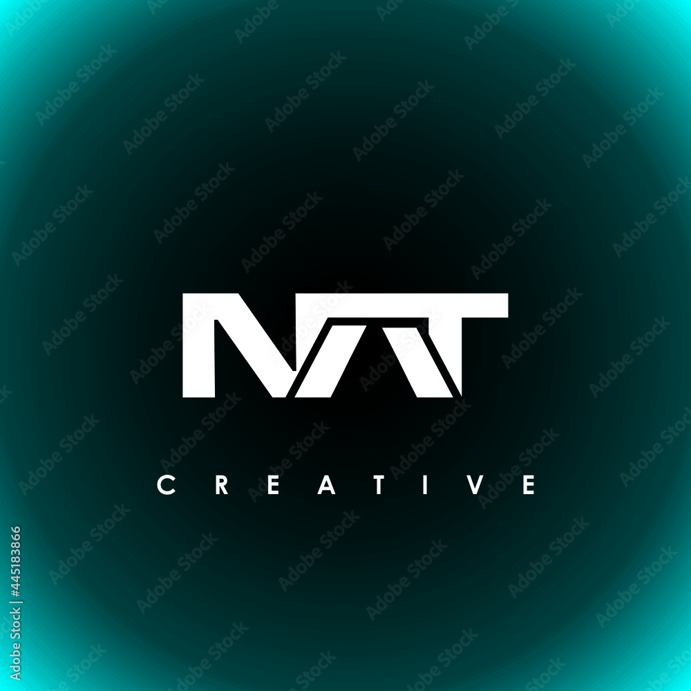 NAT Letter Initial Logo Design Template Vector Illustration Stock ...