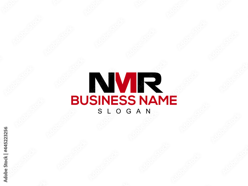 Letter NMR Logo Icon Vector Image Design For Company or Business Stock ...