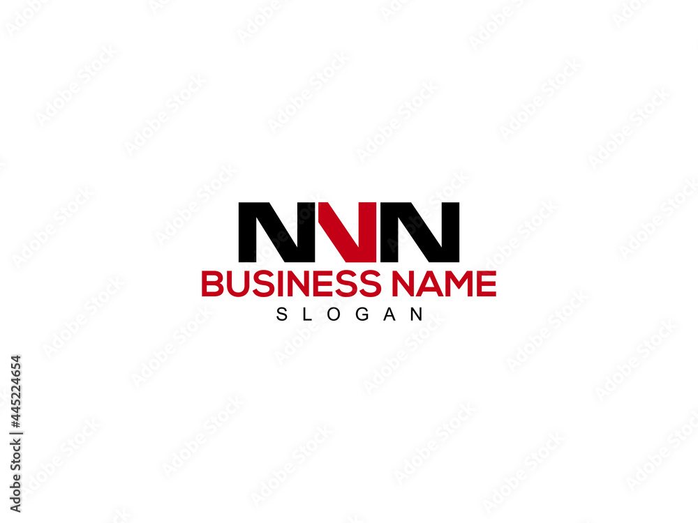 Letter NNN Logo Icon Vector Image Design For Company or Business Stock ...