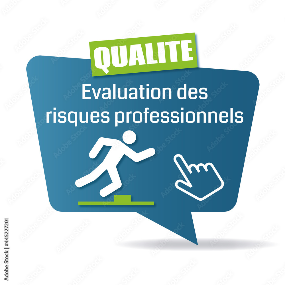 Logo évaluation des risques professionnels. Stock Vector | Adobe Stock