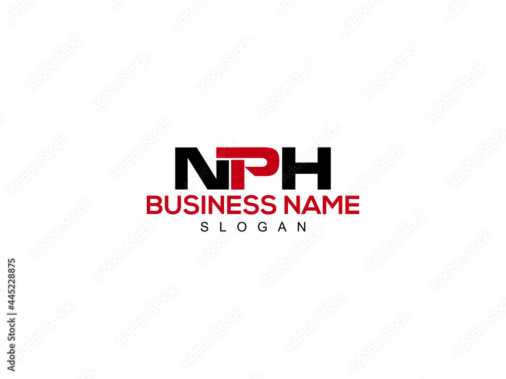 Letter NPH Logo Icon Vector Image Design For Company or Business Stock ...