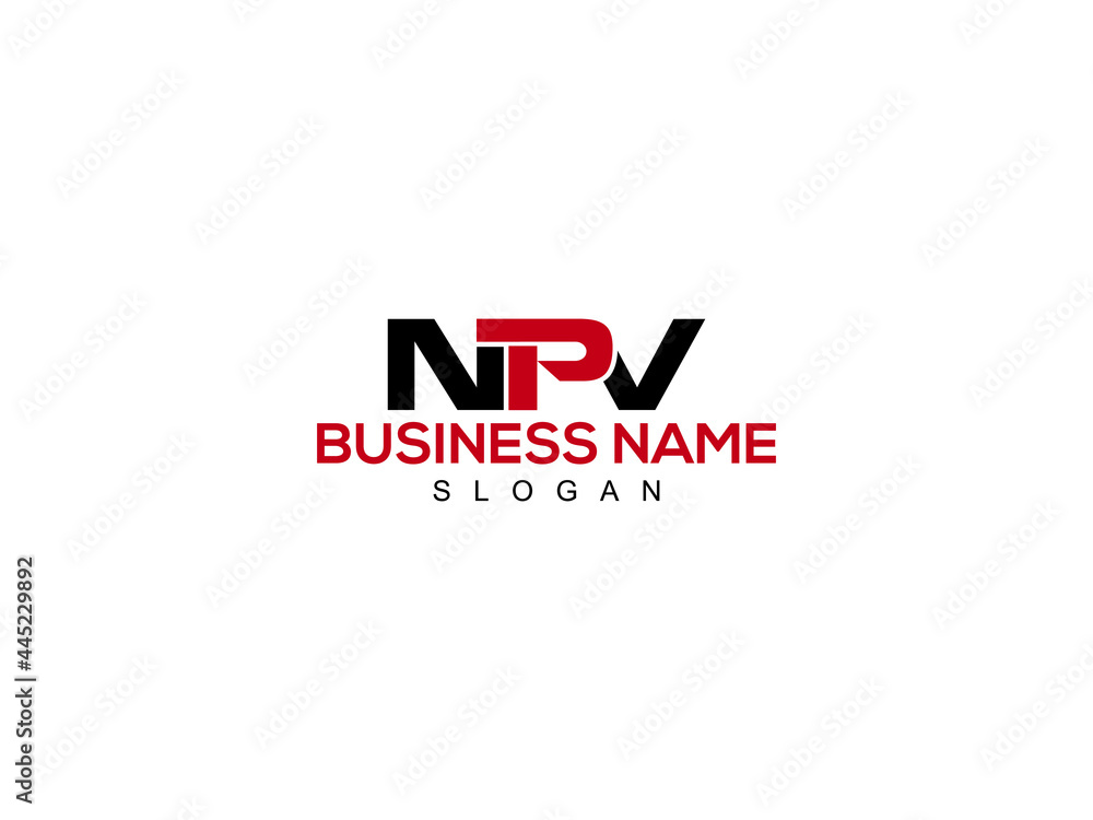 Letter NPV Logo Icon Vector Image Design For Company or Business Stock ...