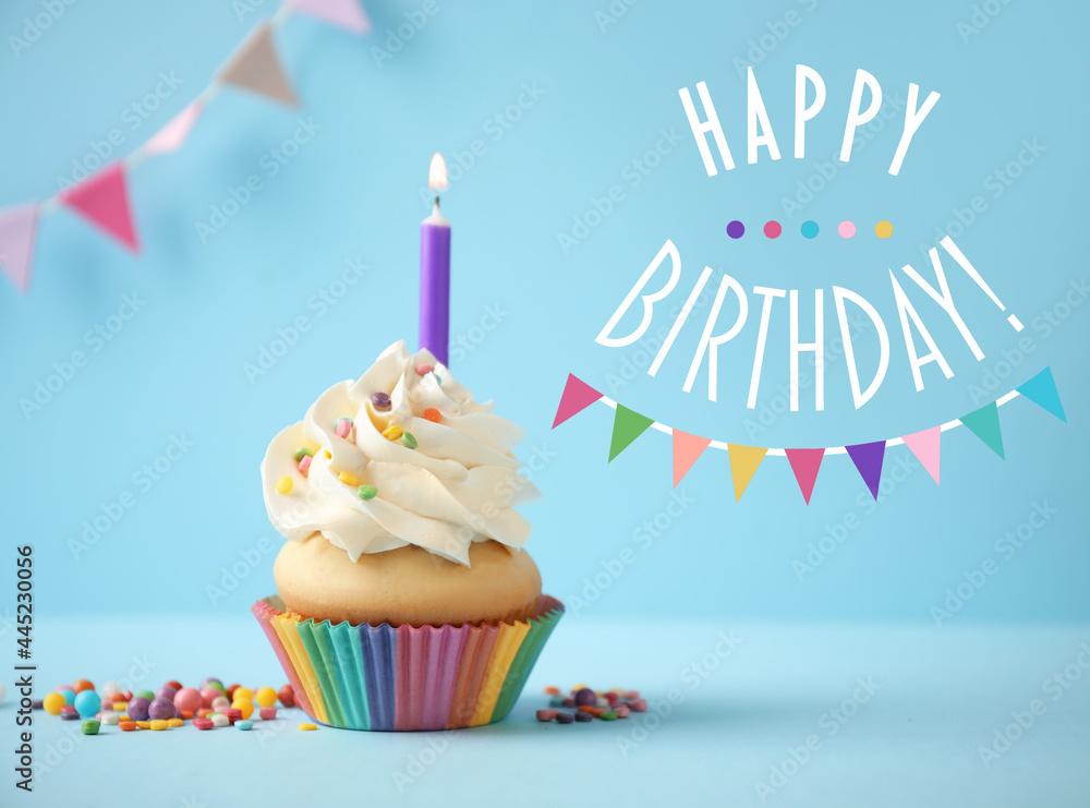 Happy Birthday Cupcake Candles