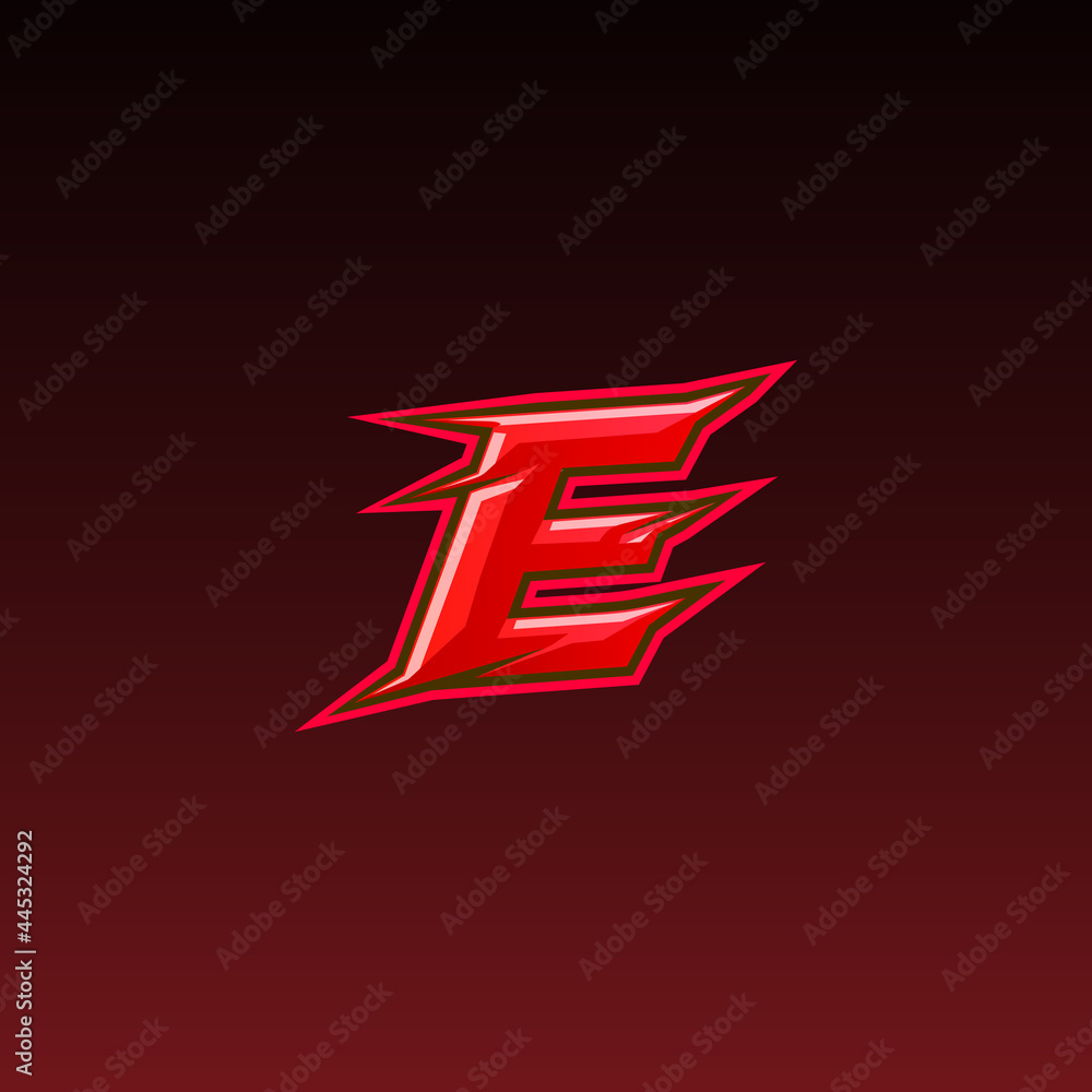 Initial E Gaming Esport Logo Design Template Inspiration Stock Vector ...