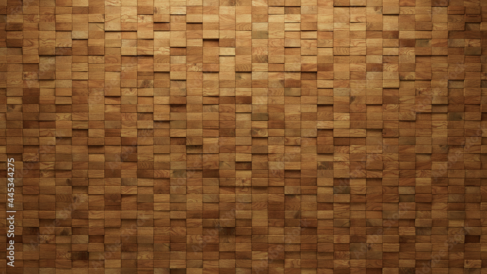 Soft sheen, Rectangular Mosaic Tiles arranged in the shape of a wall ...