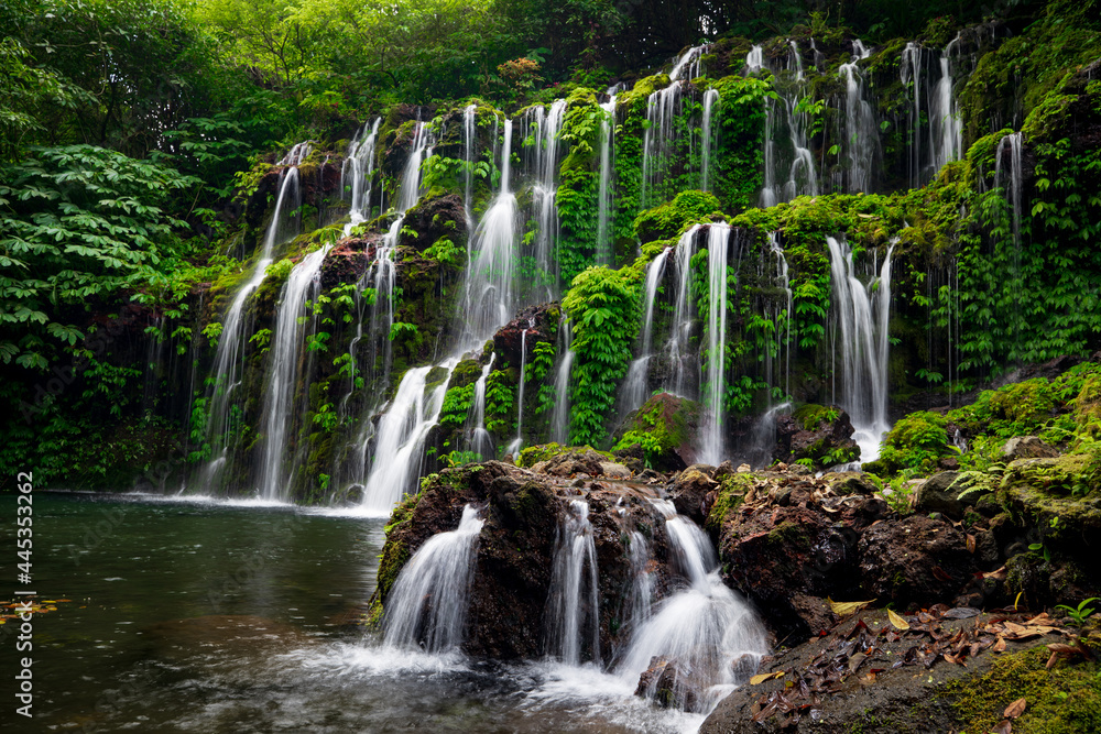 Tropical Rainforest Waterfalls Wallpaper