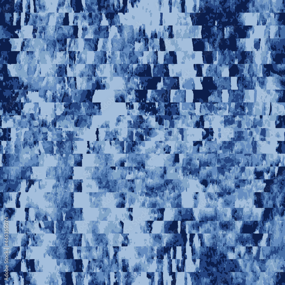 Horizontal ink lines paint stripes seamless tweed vector design ...