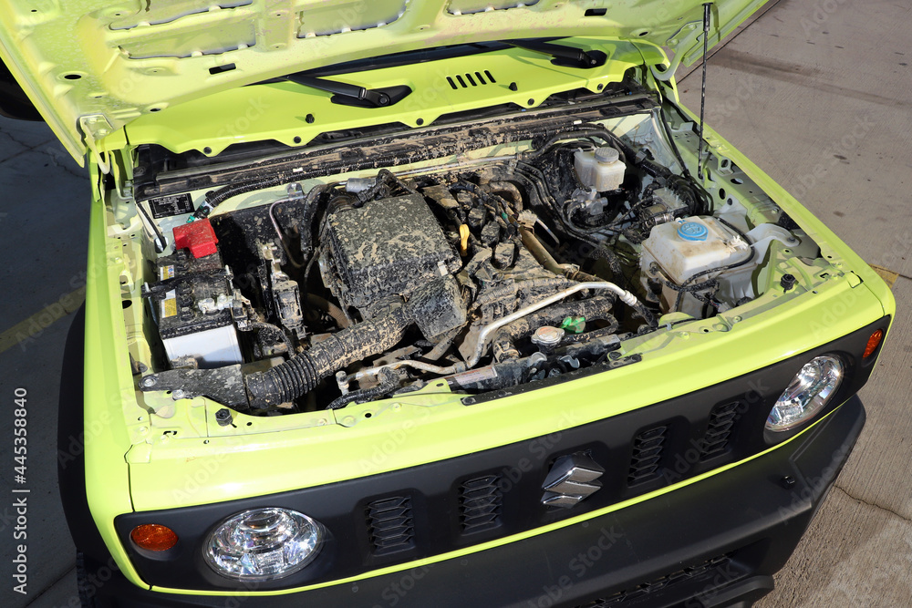 Suzuki Jimny is a line of four-wheel drive off-road mini SUVs, made by ...