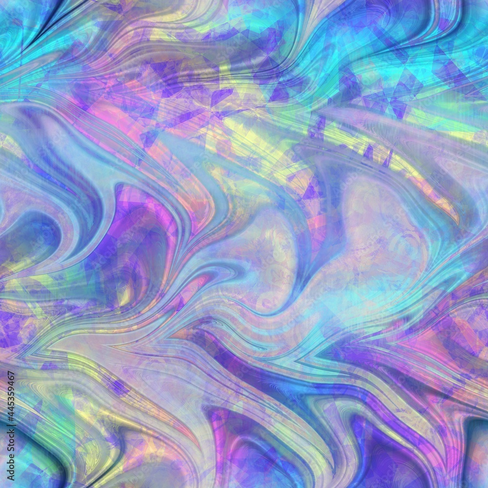 Seamless iridescent rainbow light pattern for print. High quality ...