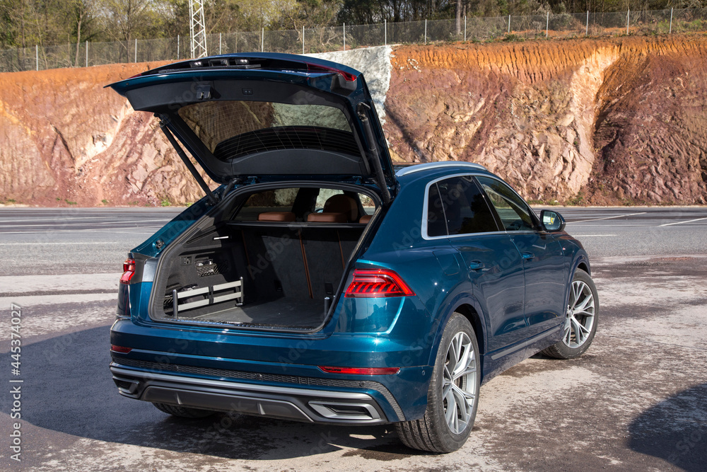 Audi Q8 is a full-size luxury crossover SUV coupe made by Audi that was ...