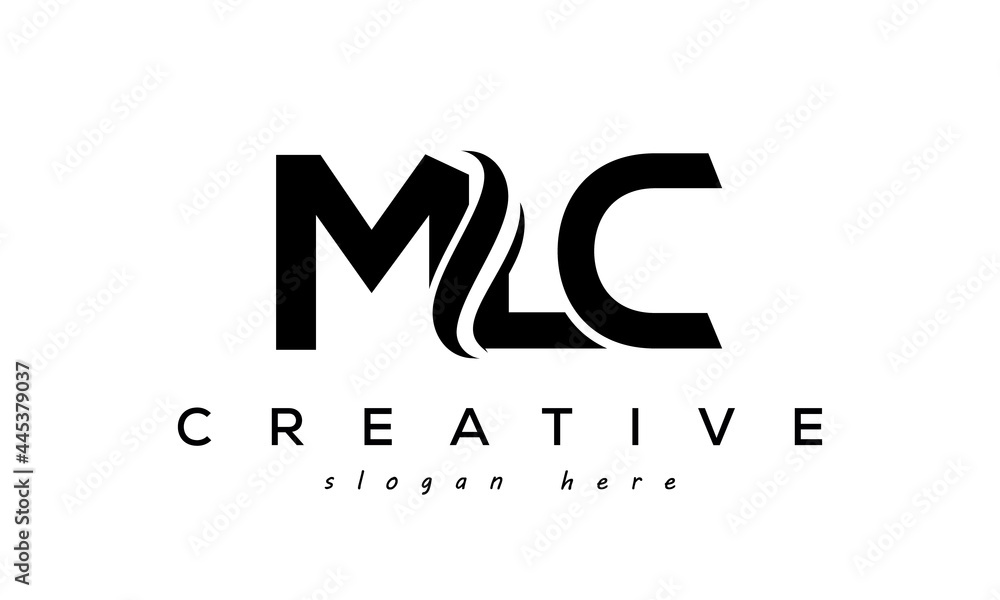 Letter MLC creative logo design vector Stock Vector | Adobe Stock