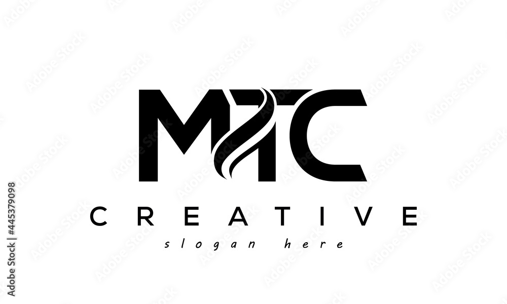 Letter MTC creative logo design vector Stock Vector | Adobe Stock