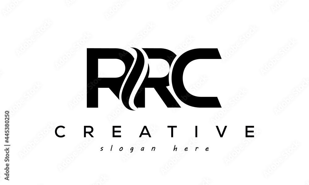 Letter RRC creative logo design vector Stock Vector | Adobe Stock