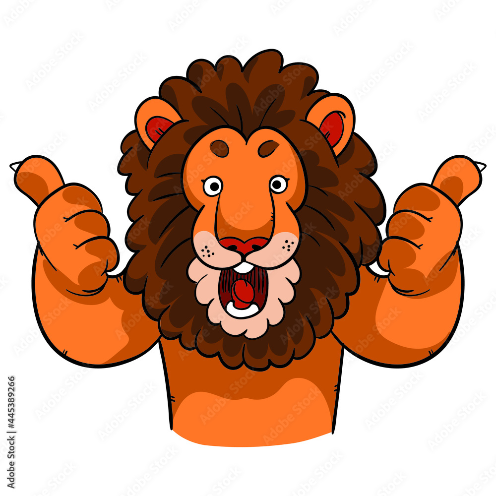 Two Thumbs Up Cartoon