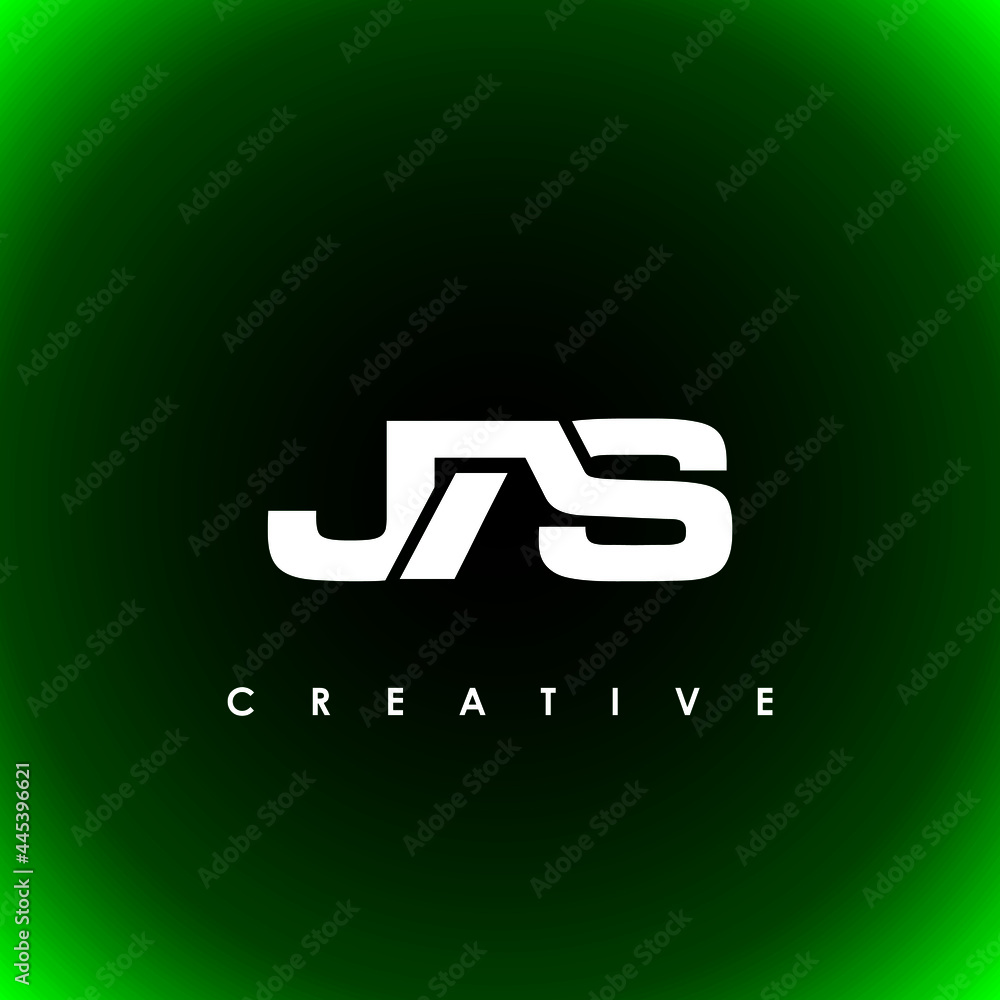 JAS Letter Initial Logo Design Template Vector Illustration Stock ...