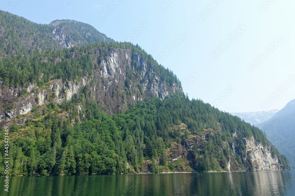 Spectacular views of princess louisa inlet within jervis inlet, with ...